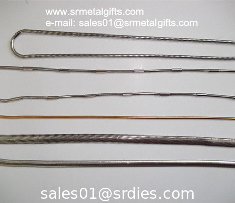 1mm steel snake chain necklace, snake chain sweater necklace supplier