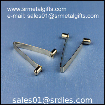 Steel retaining spring clips, customized metal spring contacts supplier