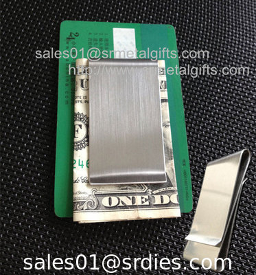 S.S. Double-Sided Smart Money Clip Credit Card Holder For Men supplier