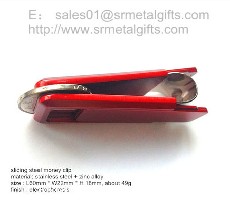 Spring stainless steel clip for cash money, spring steel clips supplier