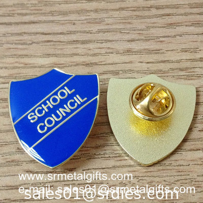 Custom enamel lapel pin with butterfly clutch, China pin factory supplier