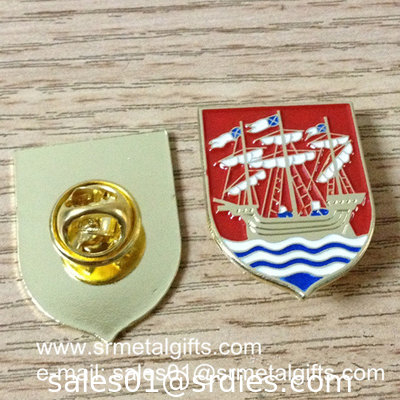 Monogram lettering silver emblem pins, metal monogram lapel pins, supplier