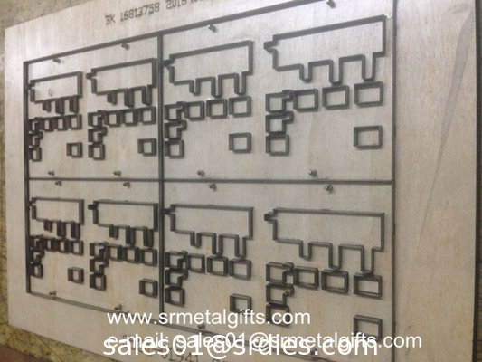 Wooden steel rule dies, steel blade cutting dies on plywood base supplier