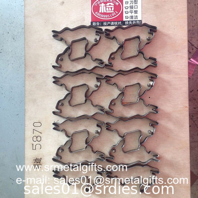 Wooden steel rule dies, steel blade cutting dies on plywood base supplier