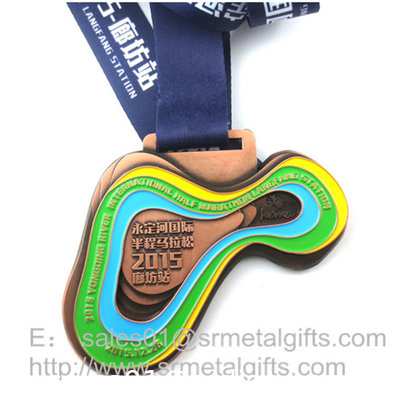 Blank metal sports medals, sports event souvenir medals and medallion, custom small order, supplier