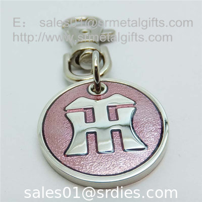 Supermarket shopping cart chip, enamel trolley token coin keychains China factory supplier