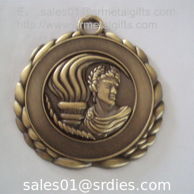 Die Cast Metal Kungfu Medals, Die Casting 3D Raised Kungfu Winner Medals supplier
