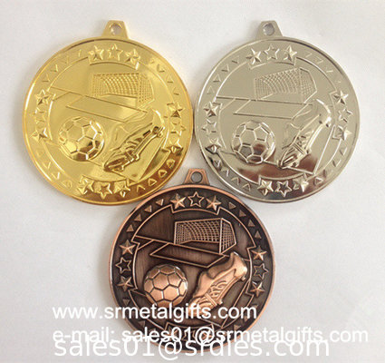 Cheap blank metal sports medal with ribbon lace, gold basketball blank medals supplier