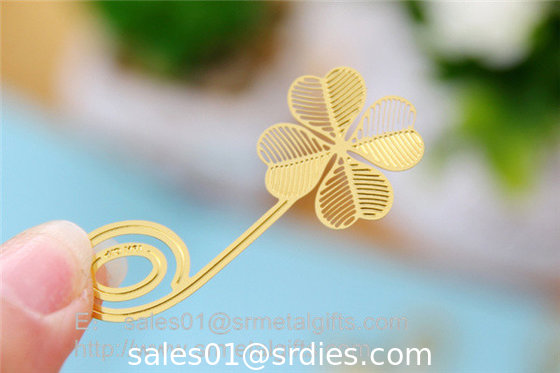 Exquisite etched copper page markers wholesale, custom etching metal bookmarks supplier
