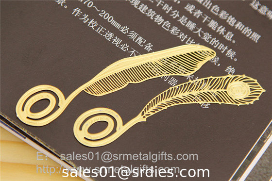 Personalized Photo Etching Process Metal Bookmarks in Bulk, MOQ100pcs supplier