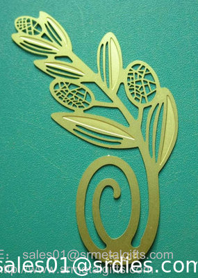 Chemical etched steel bookmark manufacturer China for custom bookmarks supplier