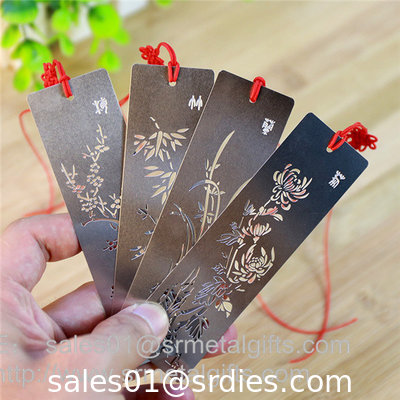 Photo etching stainless steel book page marker bookmarks wholesaler in China supplier
