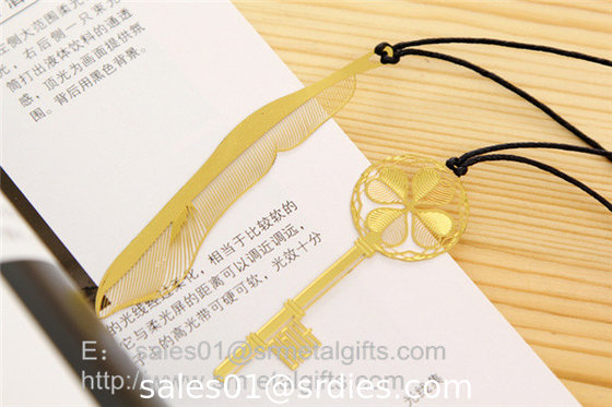 Metal book mark manufacturer in China for custom etched metal bookmarks supplier
