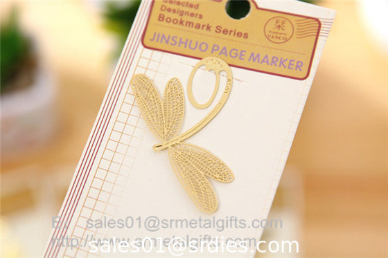 Customized Etched Metal Book Marker Clips wholesale factory in China supplier