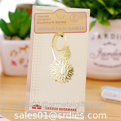 Customized Etched Metal Book Marker Clips wholesale factory in China supplier