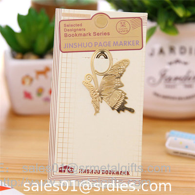 China Custom Metal Bookmarks for book, Low cost customized metal book mark supplier