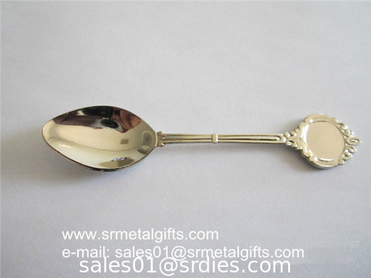 Vintage Art Deco Antique Spoon & Fork, Gold plated 3D Spoons in bulk production supplier