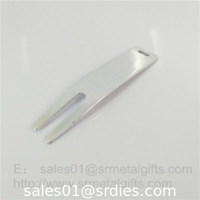 Cheap Simple Metal bent Golf Pitchforks, Metal Golfer Pitch Mark Repair Tools supplier