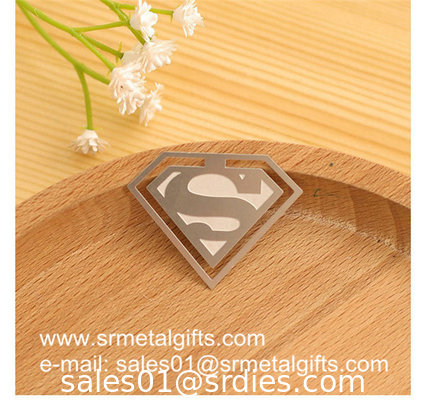 Chemical Photo Etched Stainless Steel Clip On Bookmark For Page Marker supplier