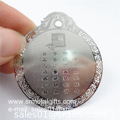 Chemical Photo Etched Stainless Steel Clip On Bookmark For Page Marker supplier