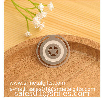 Etched Metal Bookmark Clip for book, Metal Book Mark Stationery Office Accessories supplier