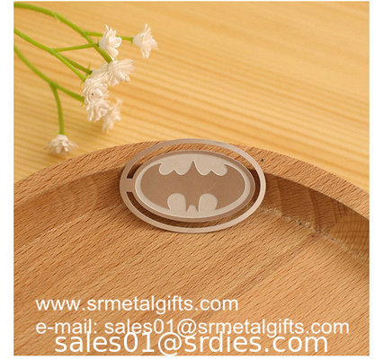 Etched Metal Bookmark Clip for book, Metal Book Mark Stationery Office Accessories supplier