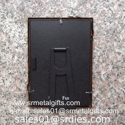 Metal rose photo frame, ready mold, metal photo frame ornated with rose on the frame supplier