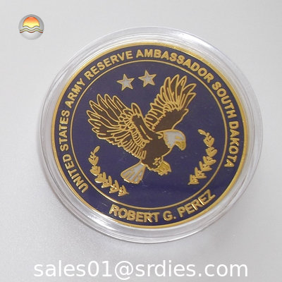 Custom made imitation gold plated metal souvenir coins wholesale supplier