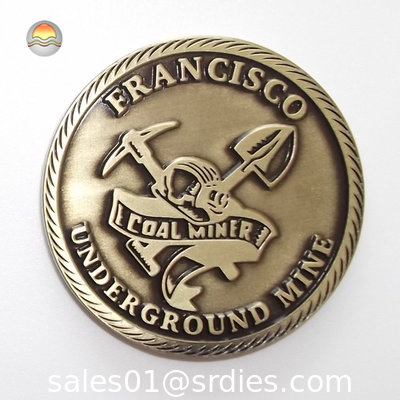 Custom made imitation gold plated metal souvenir coins wholesale supplier
