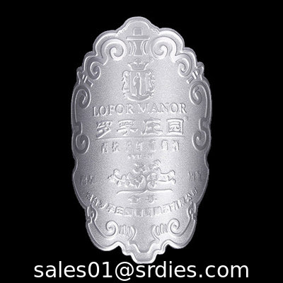 Custom make metal wine bottle neck tags manufacturer in China supplier