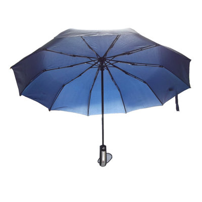 Windproof Umbrellas Auto Open Close Compact Umbrella, 10 Ribs 3 Fold Travel Umbrella Large 41 Inch for Men supplier