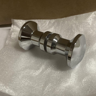 Aluminum Pipe Glass Door Pull Handles Zinc Alloy Knob Stainless Steel Shower Room Fittings