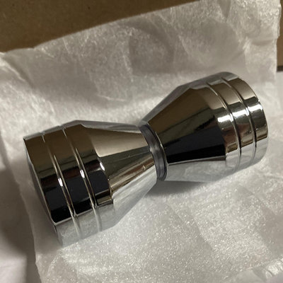 Commercial Interior Glass Sliding Pull Door Handles Aluminum Knobs 30*30mm mirror polishing