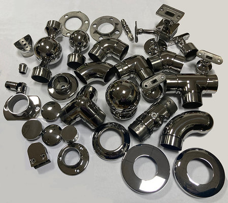 Balustrade Post Handrail Tube Stair Railing Pipe Accessories, Stainless Steel Glass Hardware Fittings
