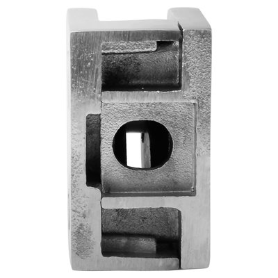 Hot Selling 304 Stainless Steel D shape Square Wall Mounted Glass Clamp Clip Bracket Holder