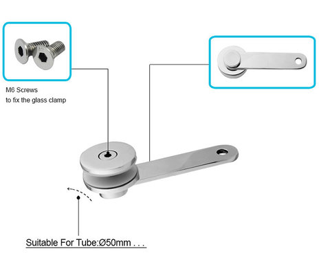 Single hanging glass clip can be customized