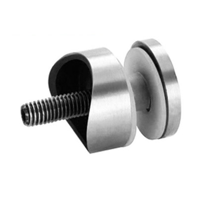 Hot selling round glass clip is easy to install and can be customized