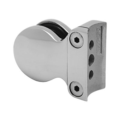 Hot selling round curved glass clamp is easy to install