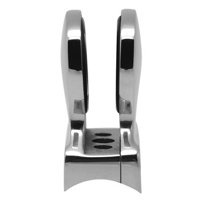 Hot selling round curved glass clamp is easy to install