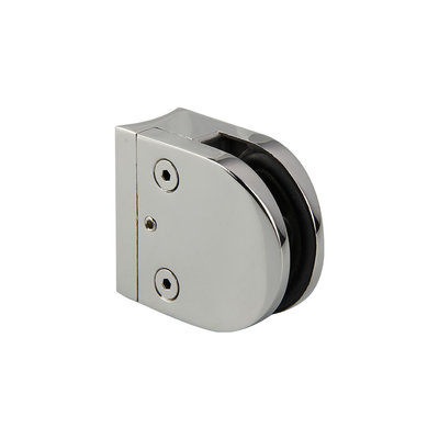 Hot selling D-shaped curved glass clip is easy to install
