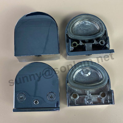 Hot selling D-shaped curved glass clip is easy to install