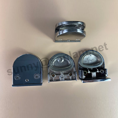 Hot selling D-shaped curved glass clip is easy to install