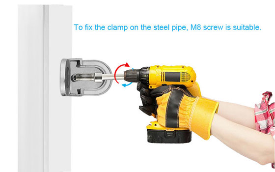 Hot selling oval glass clip, quick installation, good quality and low price