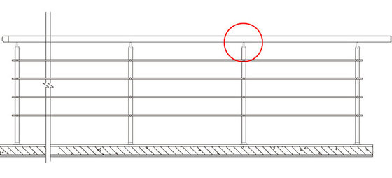China Supplier Stainless steel Handrail Tube End Cap Pipe Bracket Stair Railing Fittings