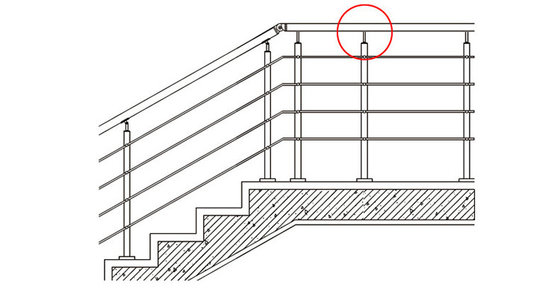 Movable Tube Bracket Casting Stainless Steel Handrail Pipe Support Hardware Accessories