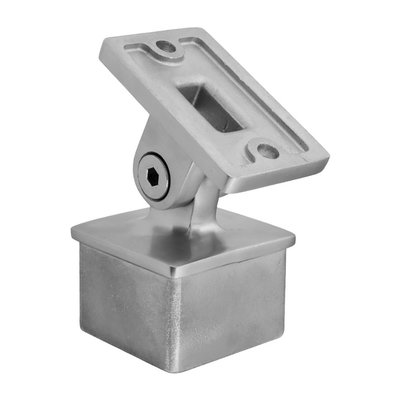 Durable Stainless steel Staircase Handrail Tube Flange Fittings Adjustable Balustrade Pipe Bracket