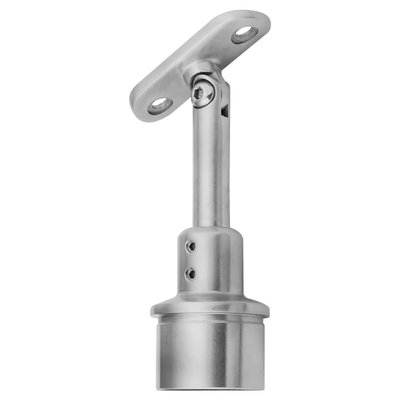 Adjustable Stainless Steel Handrail Pipe Support Stair Railing Tube Casting Bracket Accessories