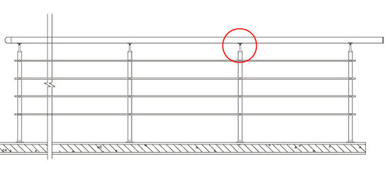 Adjustable Stainless Steel Handrail Pipe Support Stair Railing Tube Casting Bracket Accessories