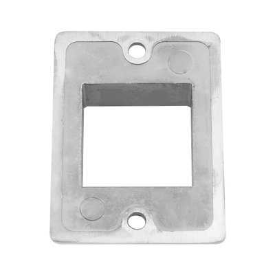 Floor Mounted Stair Railing Handrail Tube Flange stainless steel Square Pipe Plate