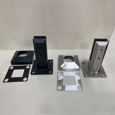 Stainless Steel 2205 Satin Black Mirror Glass Railing Fence Balustrade Spigot for 8-12mm Glass